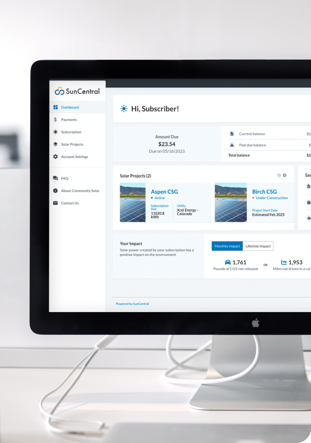 Community Solar Software Solutions - SunCentral